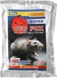 Купити Ред Фокс 250 г (гранули) Red Fox - Дератизаційні засоби (від ...